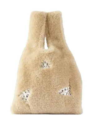 Simone Rocha Shearling-effect Shoulder Bag - Multi