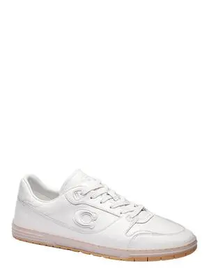 COACH Soft Soho Leather Lace-up Sneakers - White/chalk