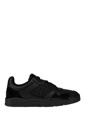 CHRISTIAN LOUBOUTIN Bsktball 1 Retero Leather Trainers - Black