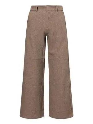 BASKETCASE Dagger Wide-Leg Trousers