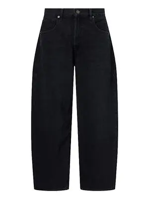 Good American Vintage Barrel-leg Ankle Denim Jeans - Flat Tyre