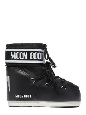 Moon Boot Icon Low Boots In Nylon Black