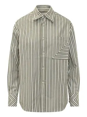 VICTORIA BECKHAM VICTORIA BECKHAM Striped Shirt With Pocket