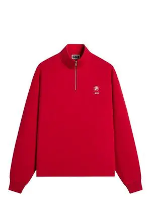 Kith For Bmw Nelson Quarter Zip 'cinnabar - Orange