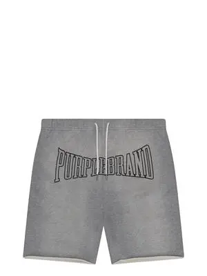 PURPLE BRAND Mwt Fleece Sweatshort 'heather - Grey