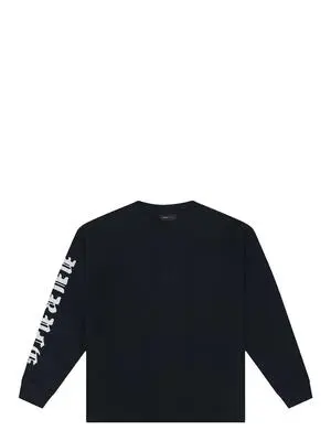 PURPLE BRAND Textured Jersey Long-sleeve Tee - Black