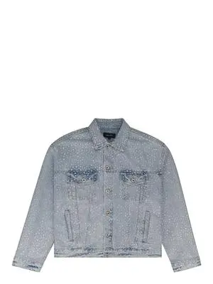 PURPLE BRAND Crystal Galore Jacket - Blue