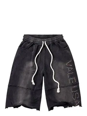 VALE FOREVER Diy Usa Sweat Shorts - Black