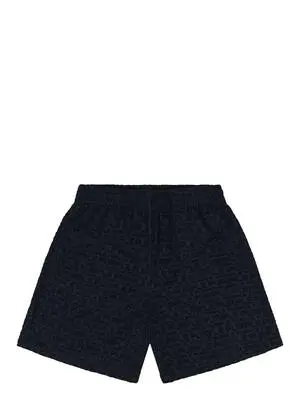 PURPLE BRAND Terry Towel Pull-on Shorts - Black