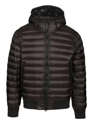 C.P. COMPANY Cp Company Men's Medium-Length Down Jacket With Hood And Zip Closure