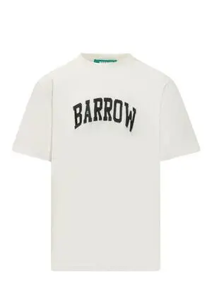 BARROW Logo Front T-shirt - Cocco