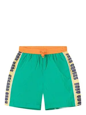 BOBO CHOSES Mini Bermuda Trousers With Logo - Multicolor