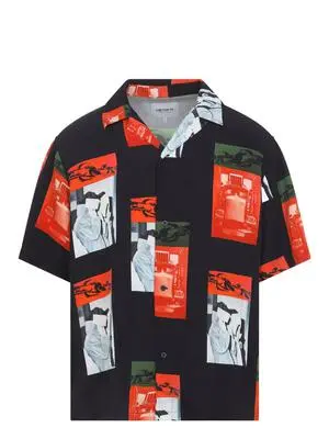 Carhartt Work In Progress Short Sleeve Sean Hamilton Shirt For - Multicolour
