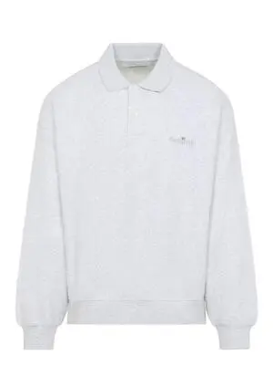 Carhartt Work In Progress Wip Label Mini Polo Sweat For - Grey