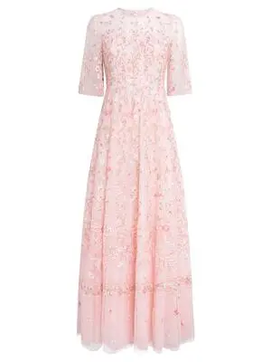 NEEDLE & THREAD Rococo Ribbon Gown - Pink