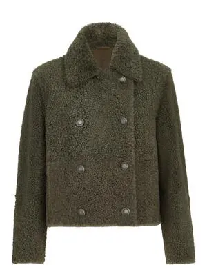 BRUNELLO CUCINELLI Brunello Cucinelli Shearling Pea Coat