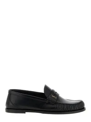Saint Laurent Laurent Loafers - Black
