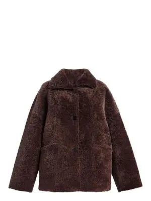 ARMA Isabella Merinillo Alba Shearling Jacket - Brown