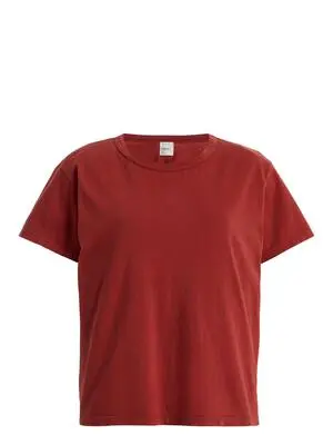 LESET The Margo Cotton T-shirt - Red