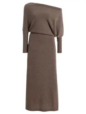 Altuzarra Kasos Cashmere Midi Dress - Brown