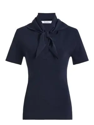Max Mara Ribbed-knit Sweater - Navy
