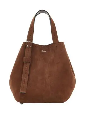 Max Mara Xs Archetipo Leather Bag - Brown