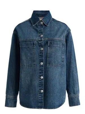 DL1961 X Olympia Of Greece Exclusive Addison Denim Overshirt - Blue
