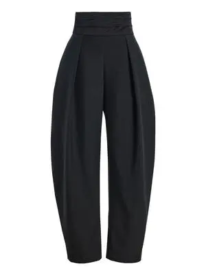 RÓHE Puck Wool-Blend Barrel-Leg Pants