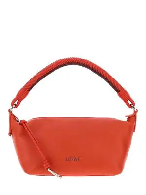Loewe Loewe Women Coral Leather Mini Cala Shoulder Bag Red