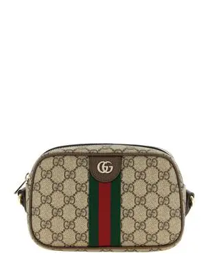 Gucci Ophidia' Small Crossbody Bag - Brown