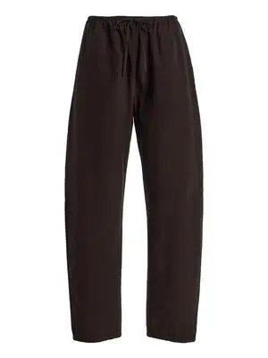 LESET Kyoto Drawstring Cotton Pants - Brown