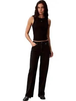 Calvin Klein Calvin Klein Jeans High Rise Loose Denim Soft Black