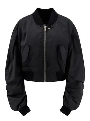 Rick Owens RICK OWENS Secchia Nylon And Cotton Blend Crop Jacket Black