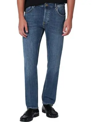 PT TORINO Reggae Tapered Cotton Jeans - Blue