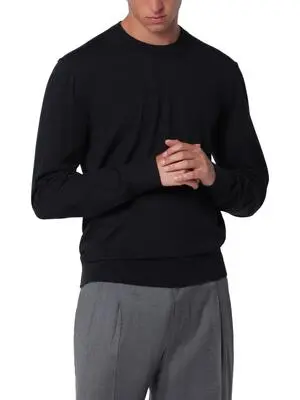 Dolce & Gabbana Green Cashmere Crew-neck Sweater - Blue