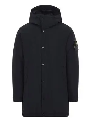 Stone Island Padded Long Parka - Black