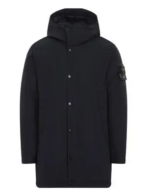 Stone Island Padded Long Parka - Black