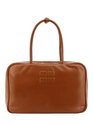 Miu Miu Miu Miu Women Beau Softy Leather Handbag Multicolor