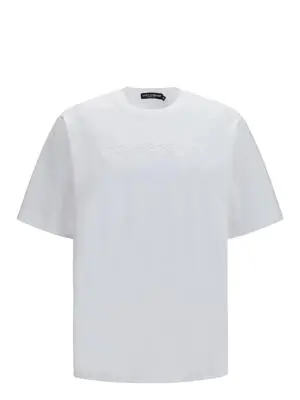 Dolce & Gabbana Dolce & Gabbana Men Cotton T-Shirt With Regular Fit White