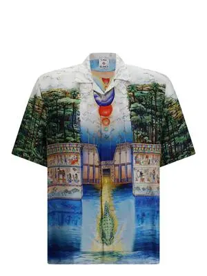 Casablanca Trompe L’oeil Printed Shirt - Multicolor