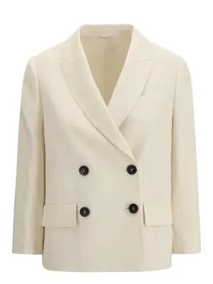 Brunello Cucinelli BRUNELLO CUCINELLI Fluid Twill Jacket Multicolor