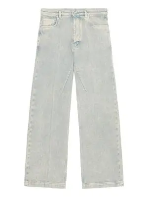 Rick Owens Geth Jeans In Blue - Indigo