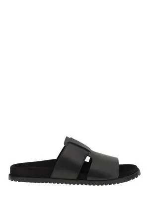 Dolce & Gabbana Dolce & Gabbana Men Leather Sandals Black