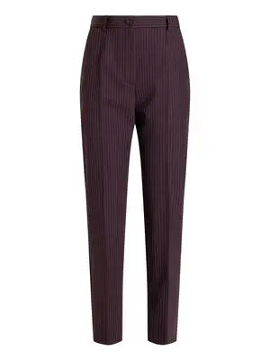DOLCE & GABBANA Dolce & Gabbana Pinstripe Wool Trousers