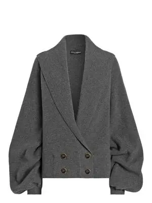 DOLCE & GABBANA Half English Rib Knit Cardigan