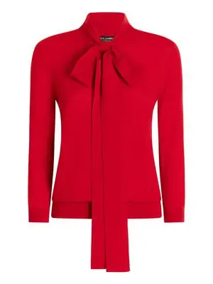 Dolce & Gabbana Virgin Wool Pullover - Red