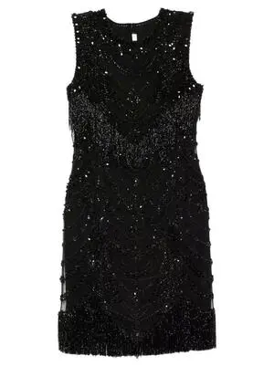 Naeem Khan Art Deco Dress - Black