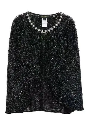 JENNY PACKHAM Sequin-embellished Capelet Jacket