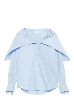 7 FOR ALL MANKIND 7 For All Mankind Cape-Panel Long-Sleeve Shirt