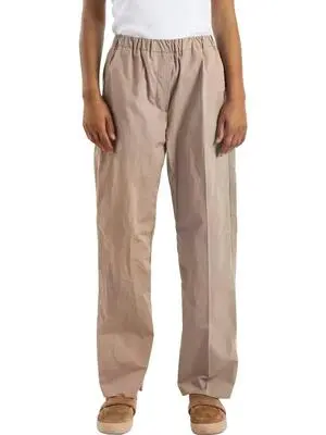 BERGFABEL Silvy Elasticated-waistband Trousers - Neutrals